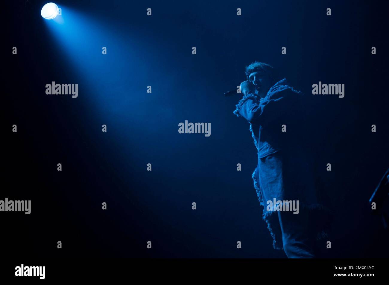 Machine Gun Kelly performs on-stage on Thursday, Nov. 24, 2016 in ...