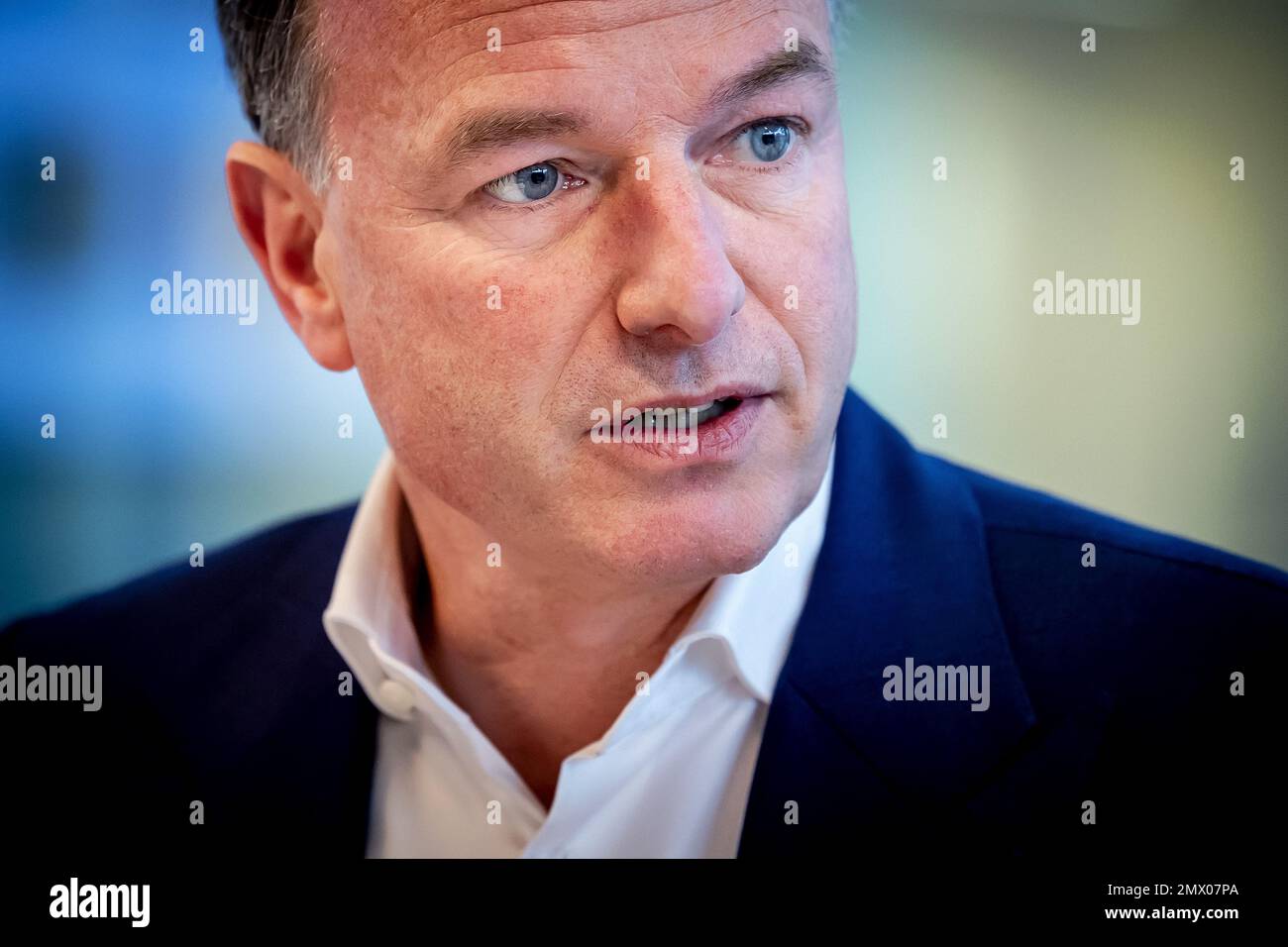 AMSTERDAM - CEO Steven van Rijswijk of ING Group during a press ...
