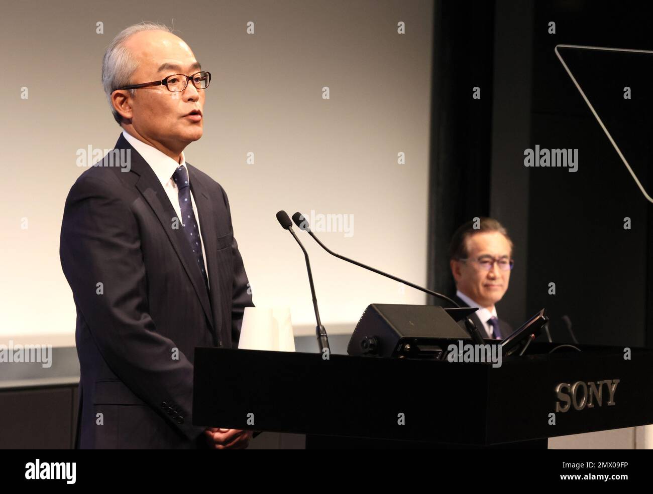 Tokyo, Japan. 2nd Feb, 2023. Japanese electronics giant Sony executive ...