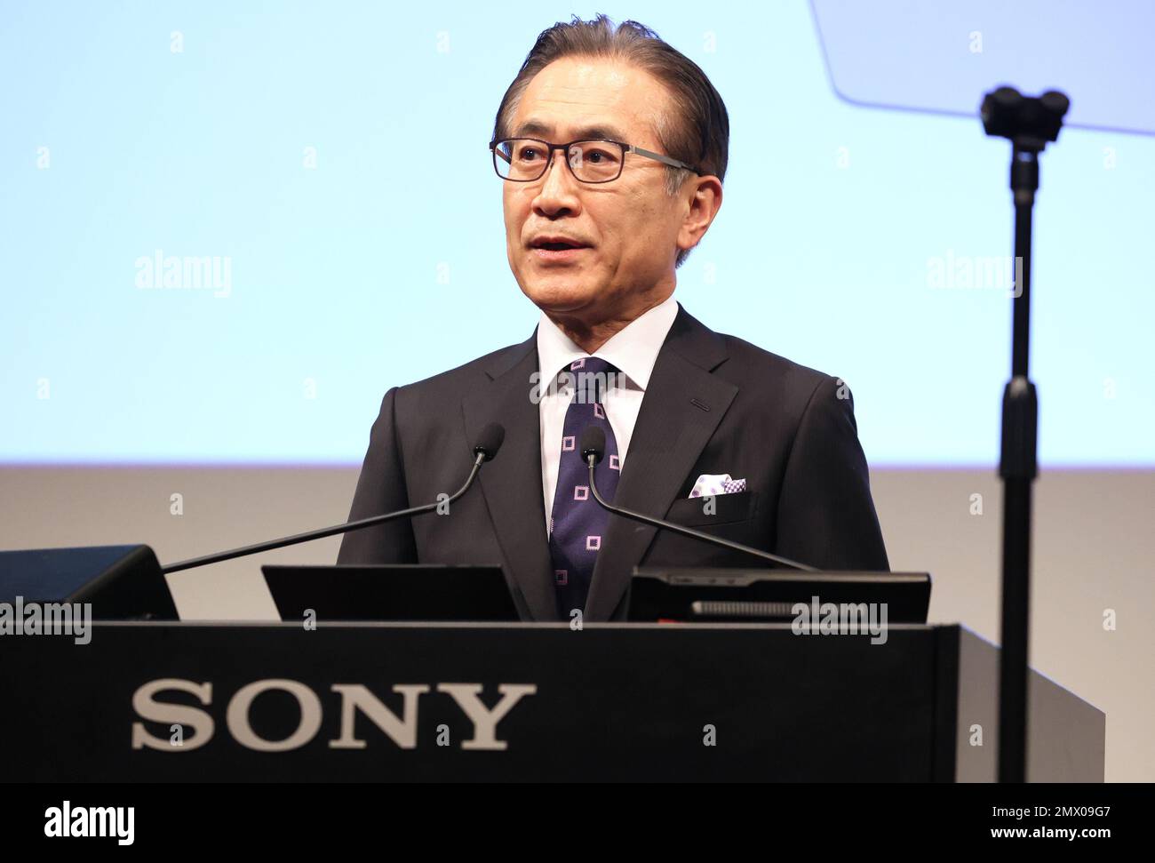 Tokyo, Japan. 2nd Feb, 2023. Japanese electronics giant Sony president ...