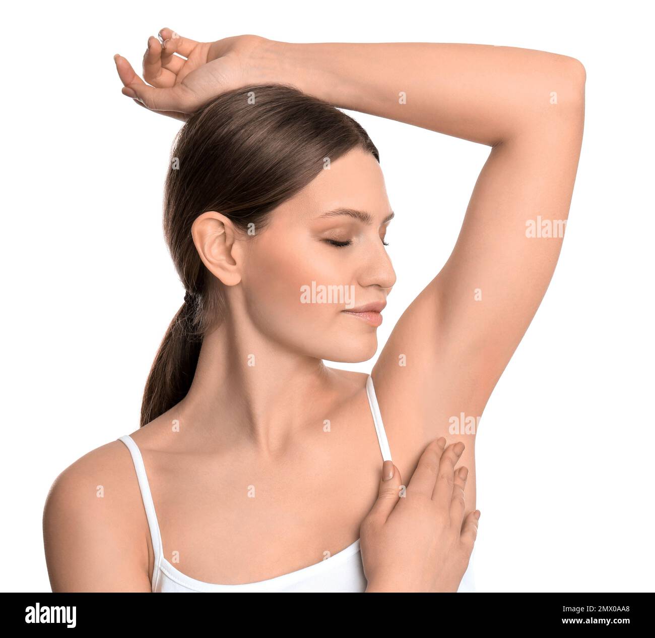 Hair armpit woman Cut Out Stock Images & Pictures - Alamy
