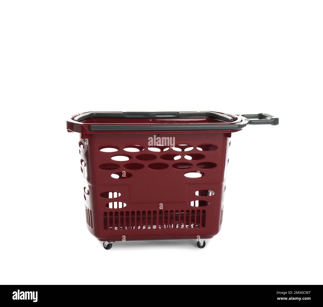 Empty shopping basket isolated Cut Out Stock Images & Pictures - Alamy