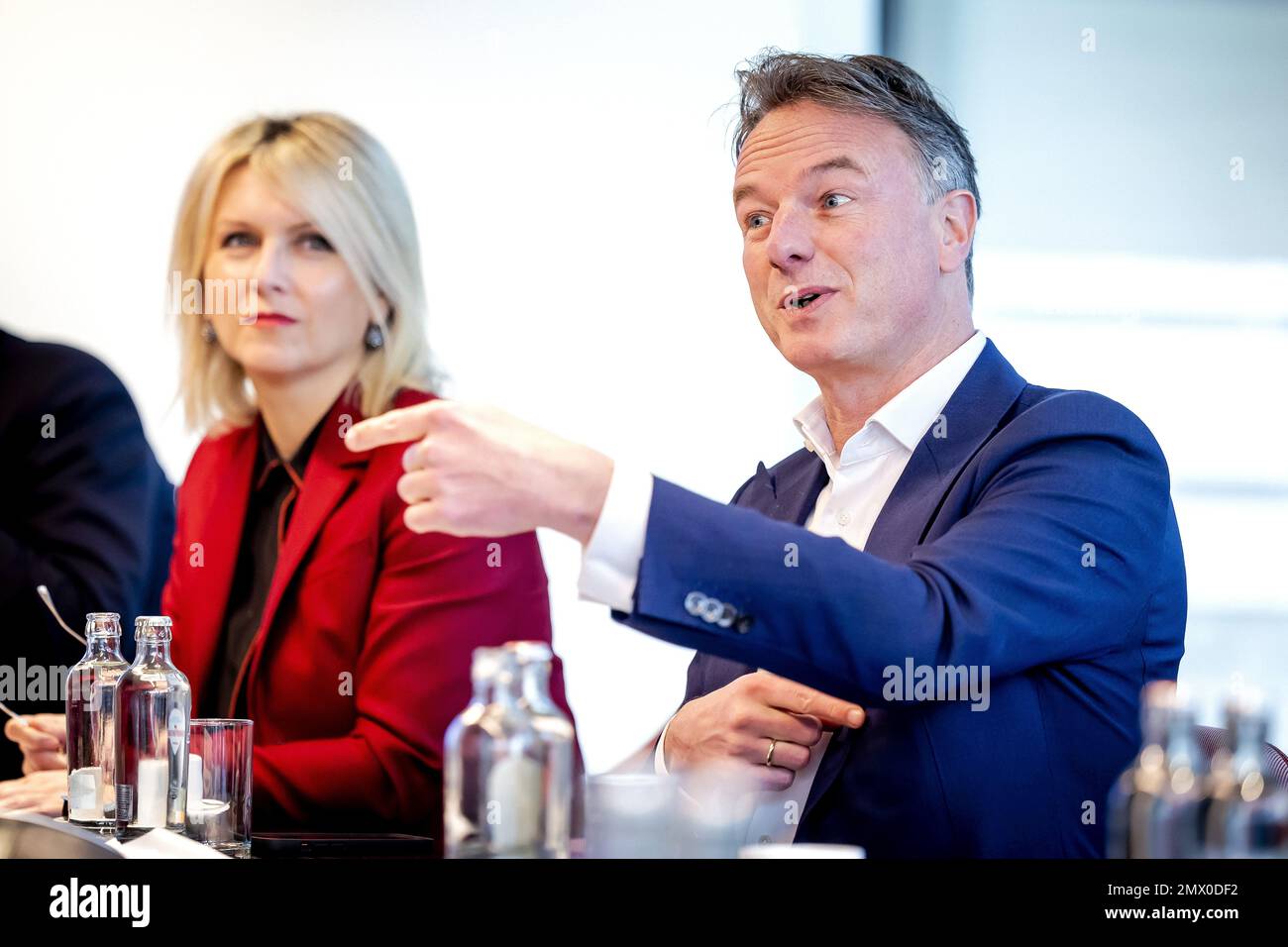 AMSTERDAM - Chief Risk Officer Ljiljana Cortan and CEO Steven van ...