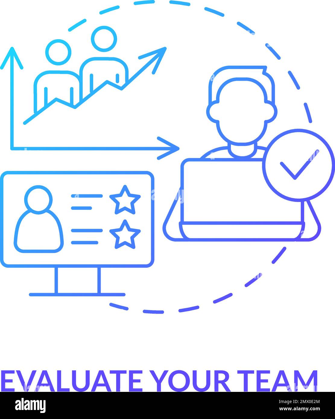 Evaluate image Stock Vector Images - Alamy