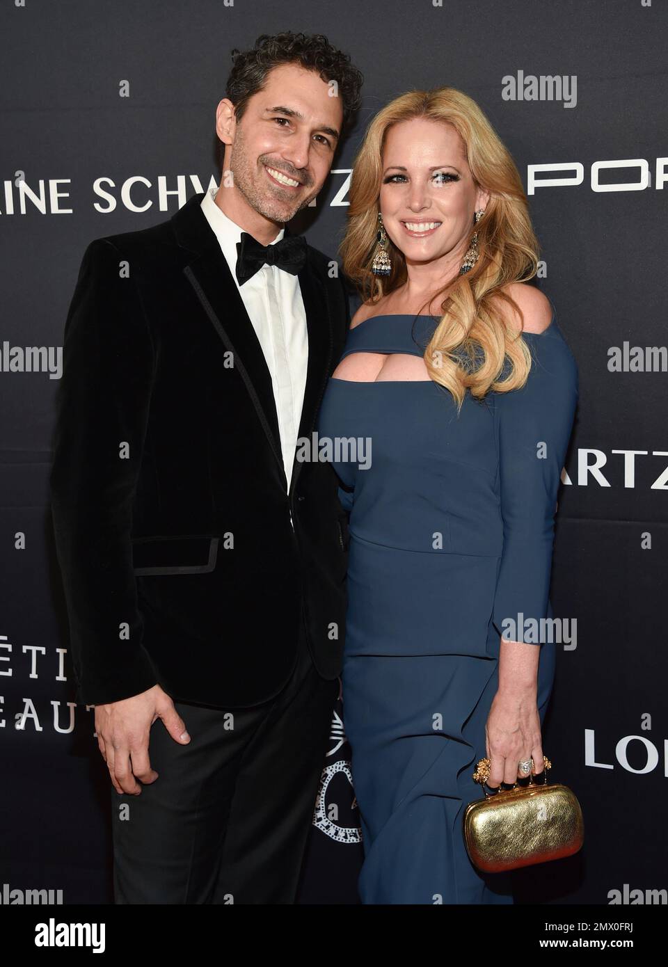 Ethan Zohn and wife Lisa Heywood attend the 2016 Angel Ball ...