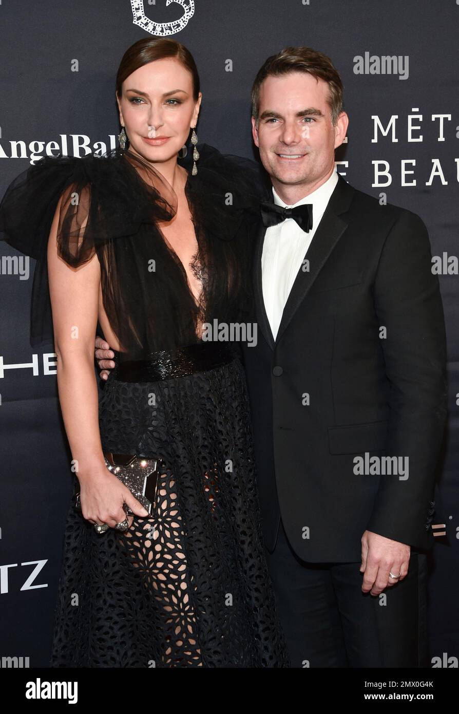 Jeff Gordon and wife Ingrid Vandebosch attend the 2016 Angel Ball ...