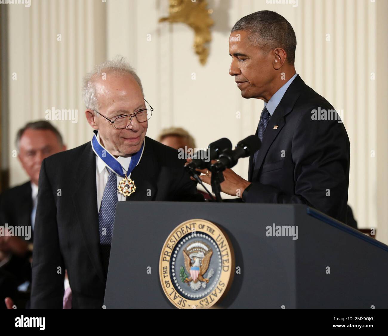 President Barack Obama presents the Presidential Medal of Freedom to ...