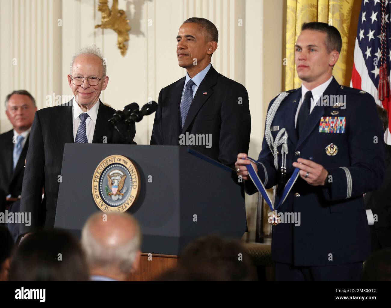 President Barack Obama presents the Presidential Medal of Freedom to ...