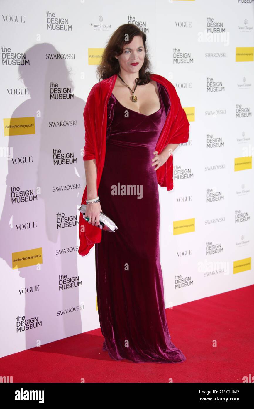 Jasmine Guinness poses for photographers upon arrival at the Design ...