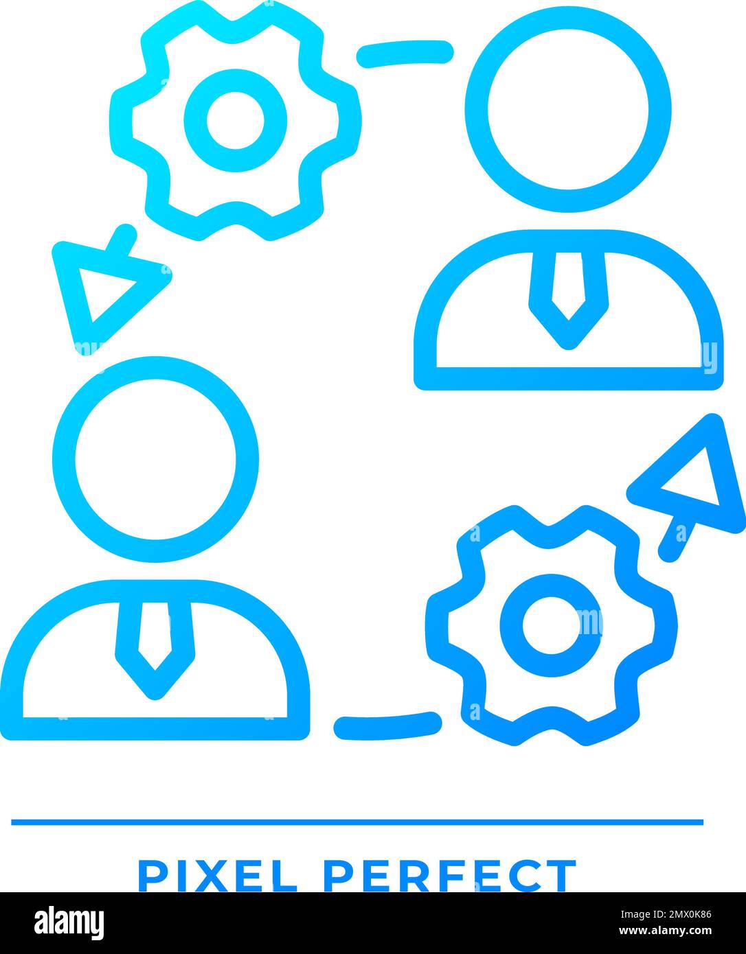 Onboarding pixel perfect gradient linear vector icon Stock Vector Image & Art - Alamy