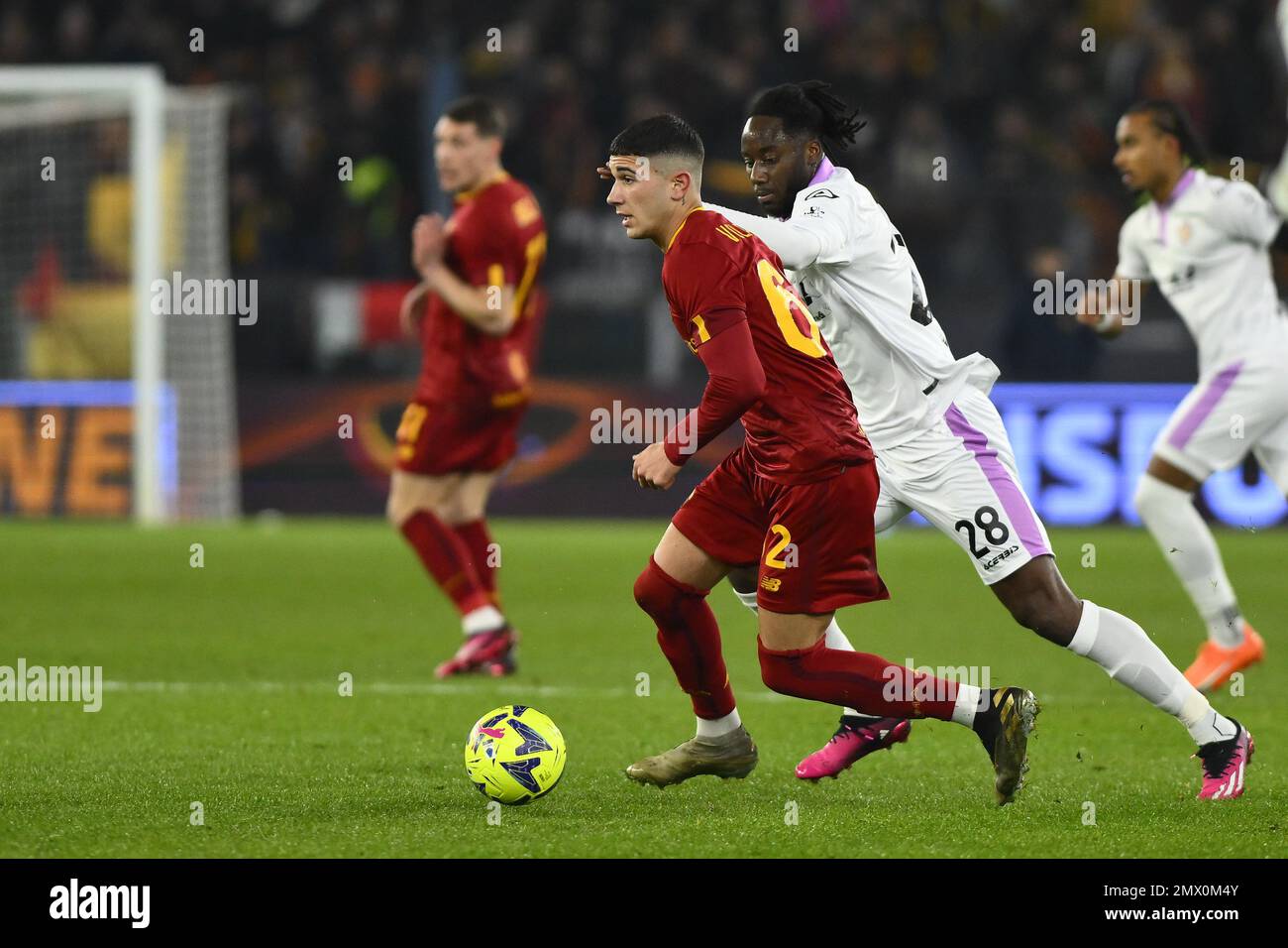 February 1, 2023, Rome, Italy: Cristian Volpato of A.S. Roma and ...