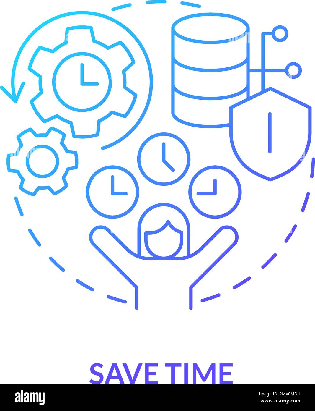 Time for talent Stock Vector Images - Alamy