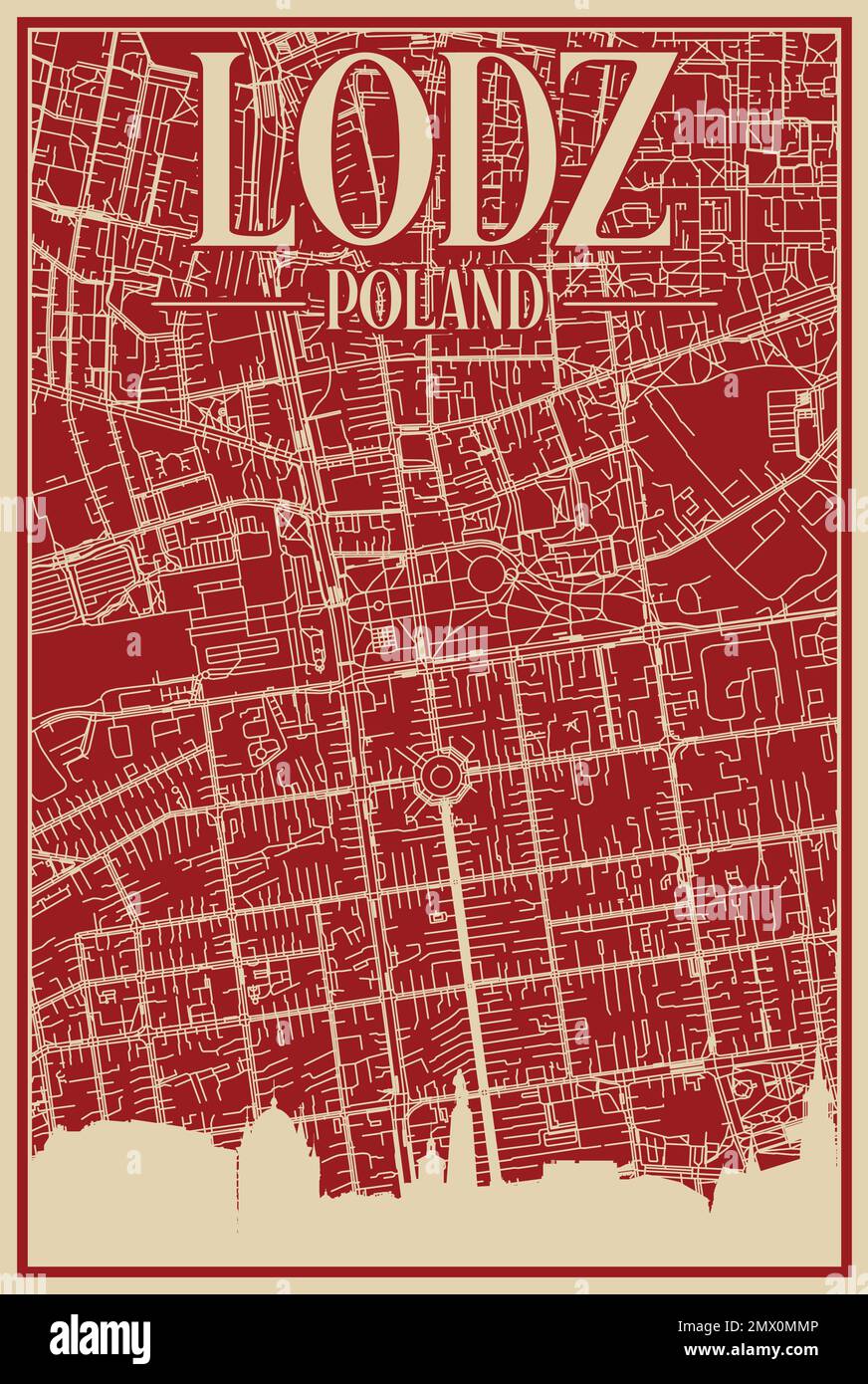 Lodz poland street art Stock Vector Images - Alamy