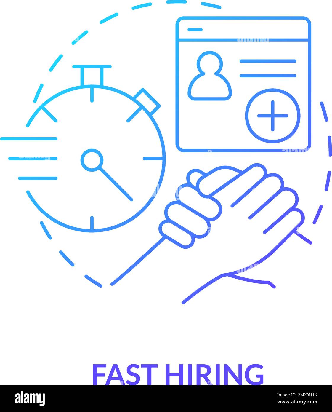 Fast hiring blue gradient concept icon Stock Vector Image & Art - Alamy Fast hiring blue gradient concept icon Stock Vector Image & Art - Alamy