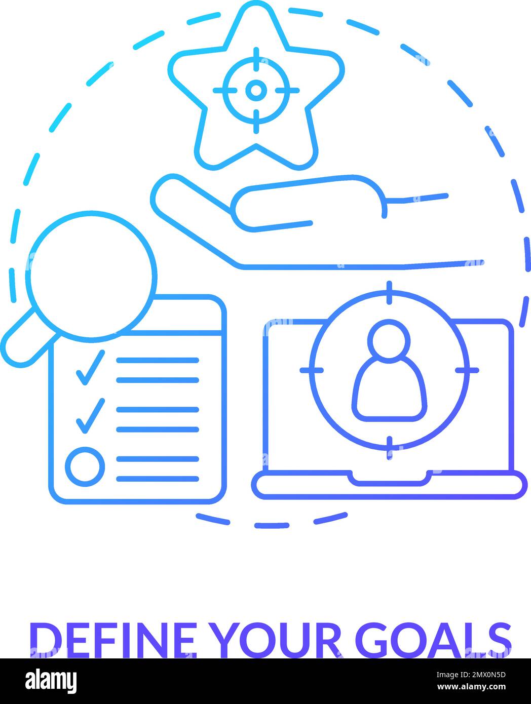 Define objective Stock Vector Images - Alamy