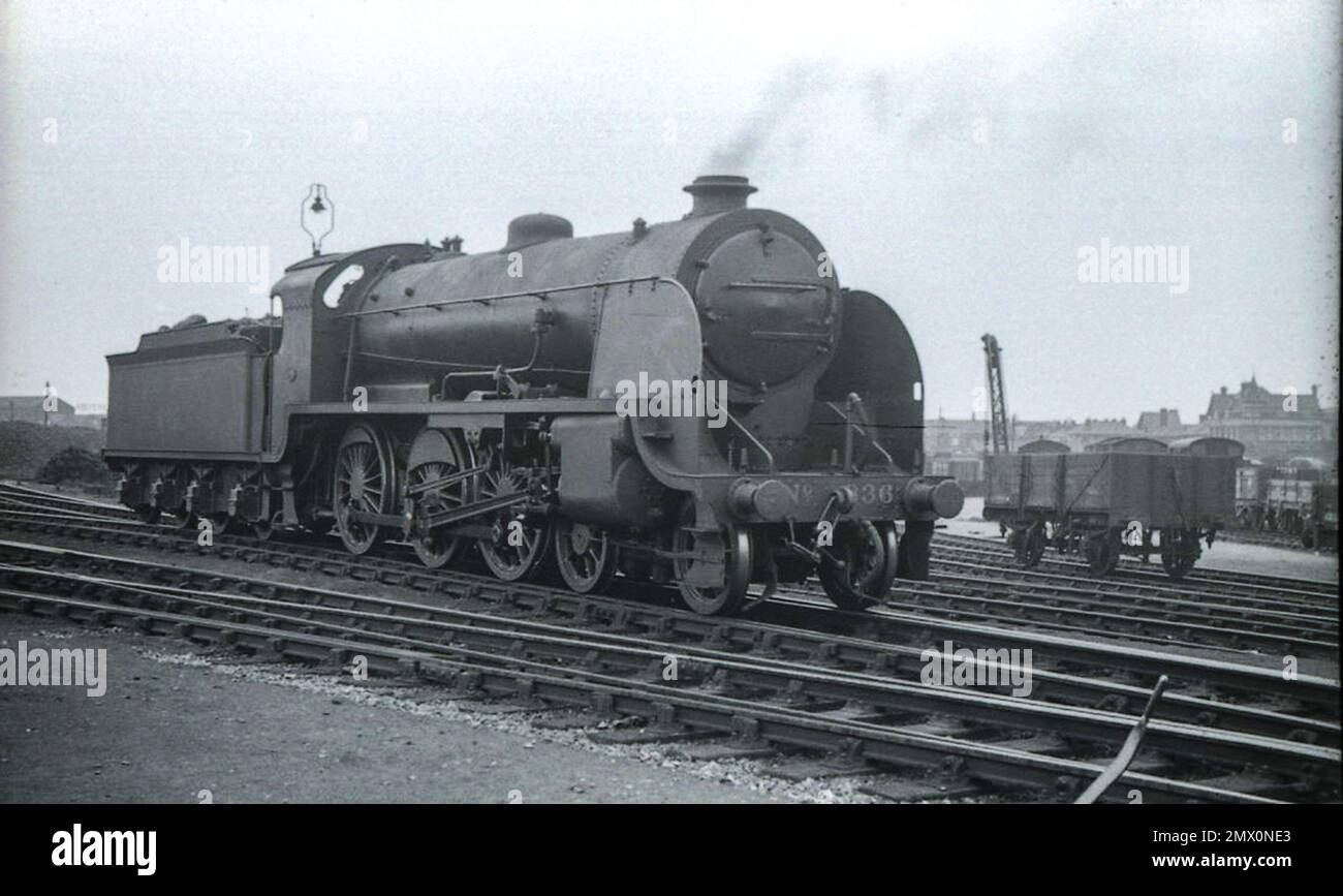 Southern Railway built S15 Class 4-6-0 steam locomotive No.836 seen in ...