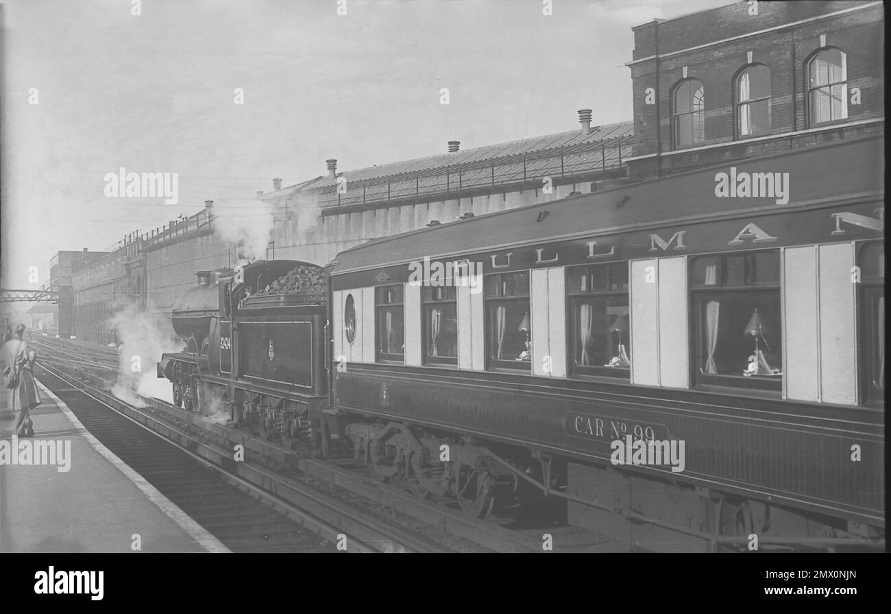 Former LBSCR Marsh Atlantic 4-4-2 as BR 32424 "Beachy Head" about to ...