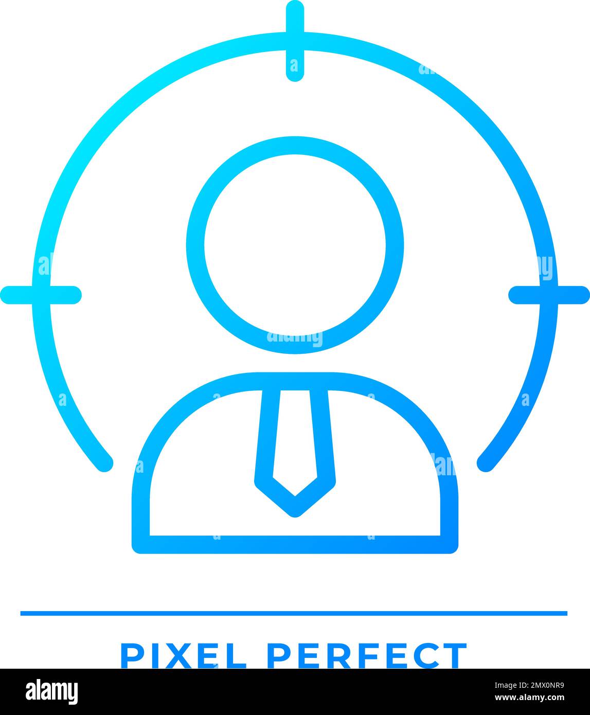 Headhunting pixel perfect gradient linear vector icon Stock Vector Image & Art - Alamy