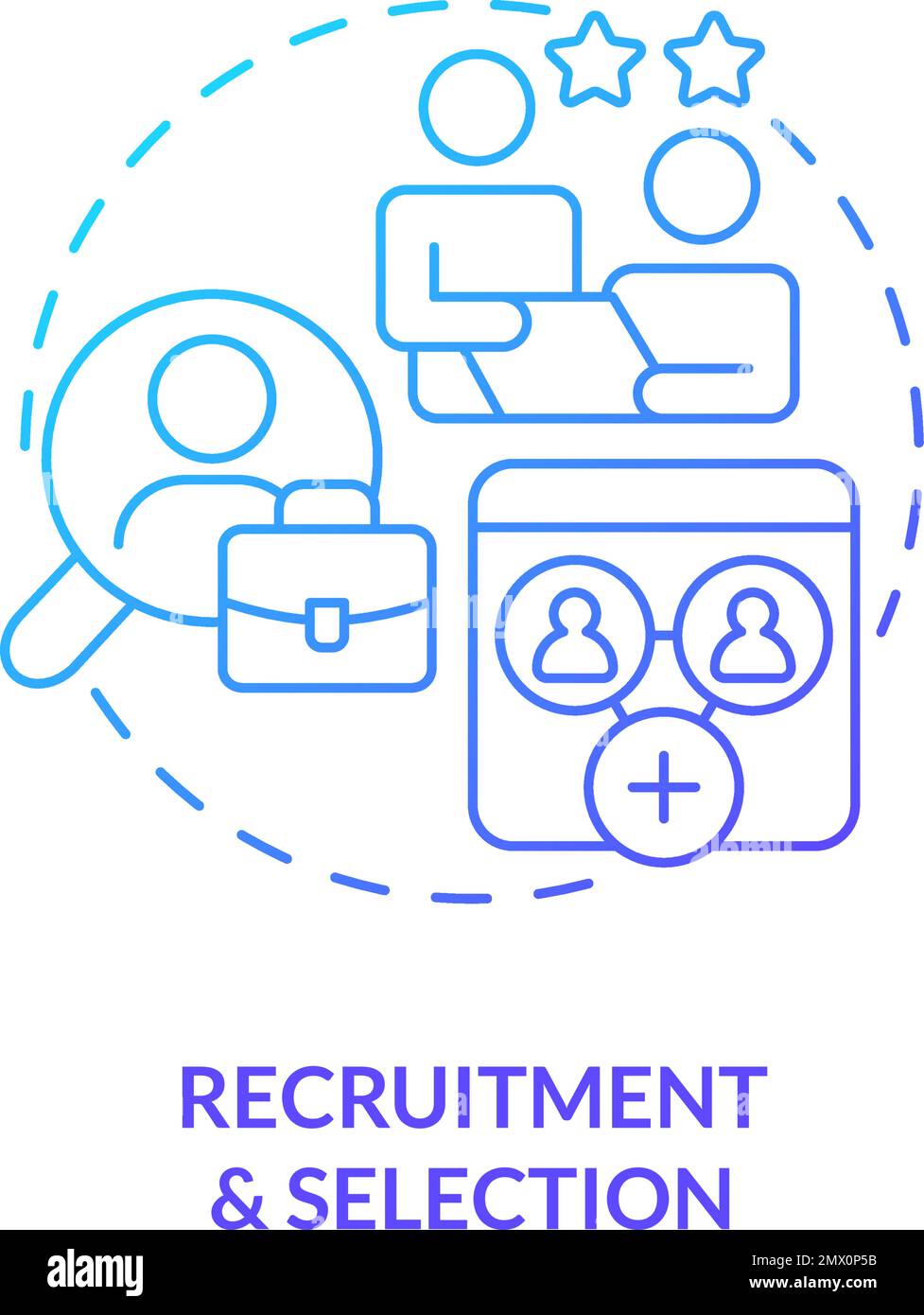 Personnel selection process Stock Vector Images - Alamy