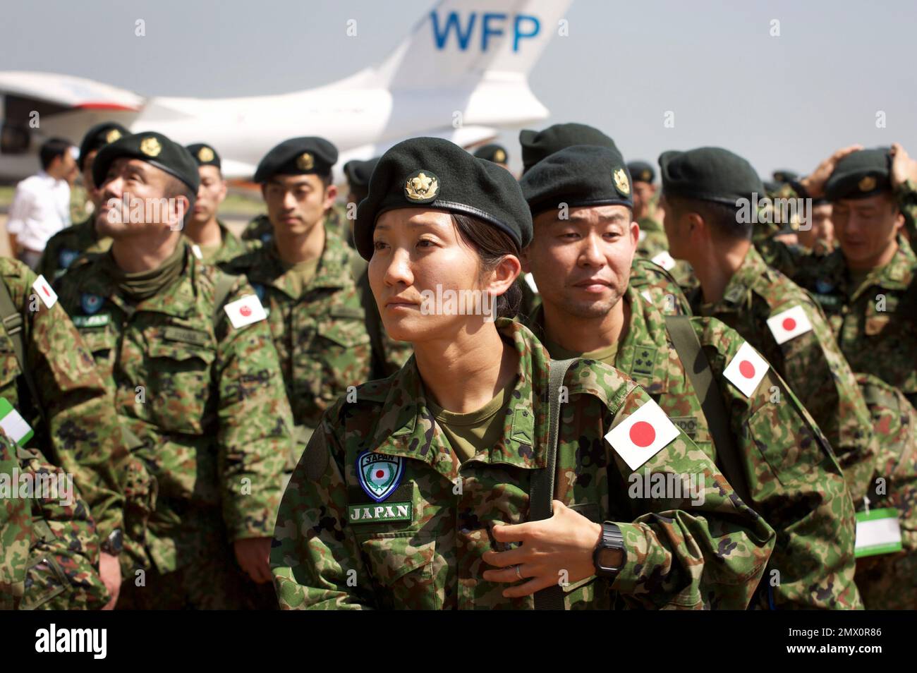FILE - In this Monday, Nov. 21, 2016 file photo, members of the Japan ...