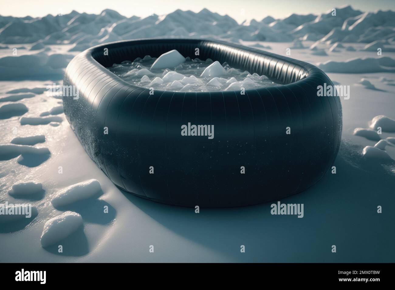 Ice bath challenge hi-res stock photography and images - Alamy