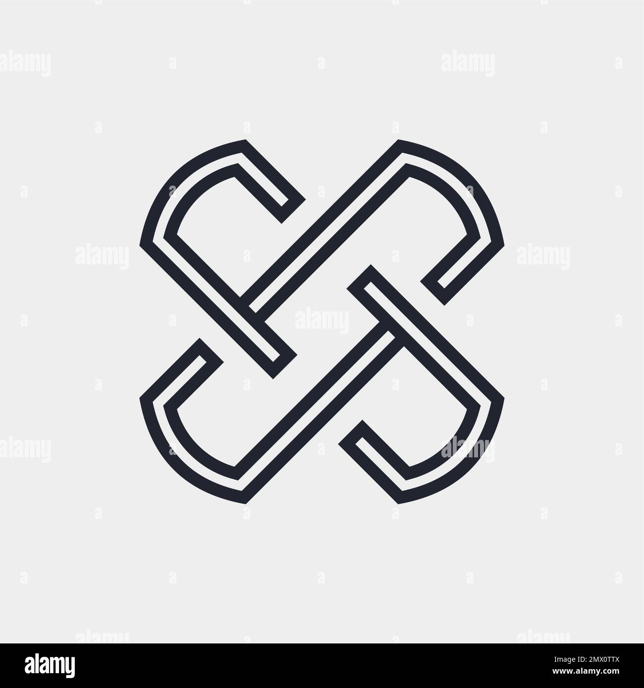 Elements of Cross Icon. Logo Template Design for Business Corporate ...