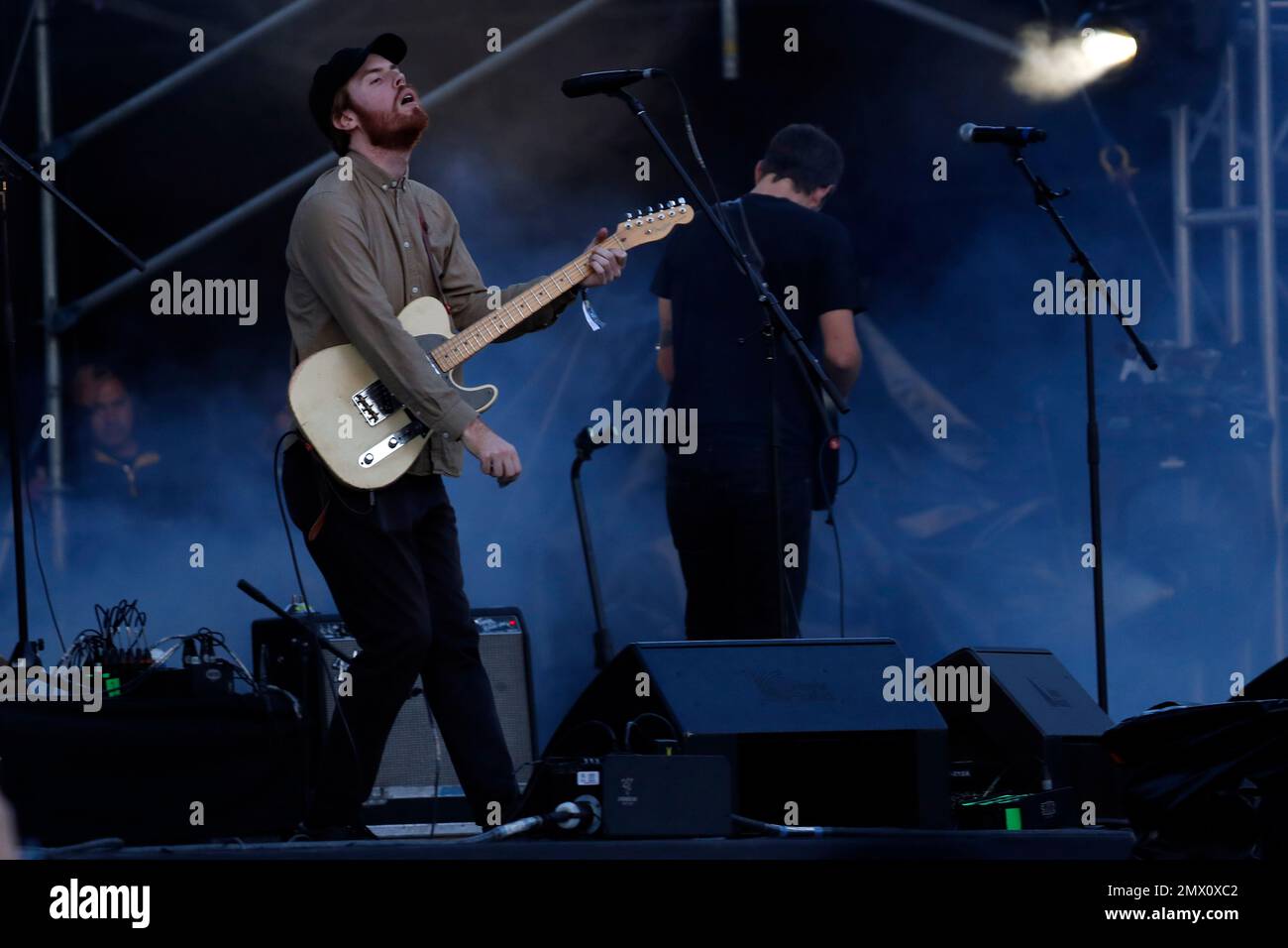 Lead singer and guitarist Jack Tatum, left, of the American band Wild ...