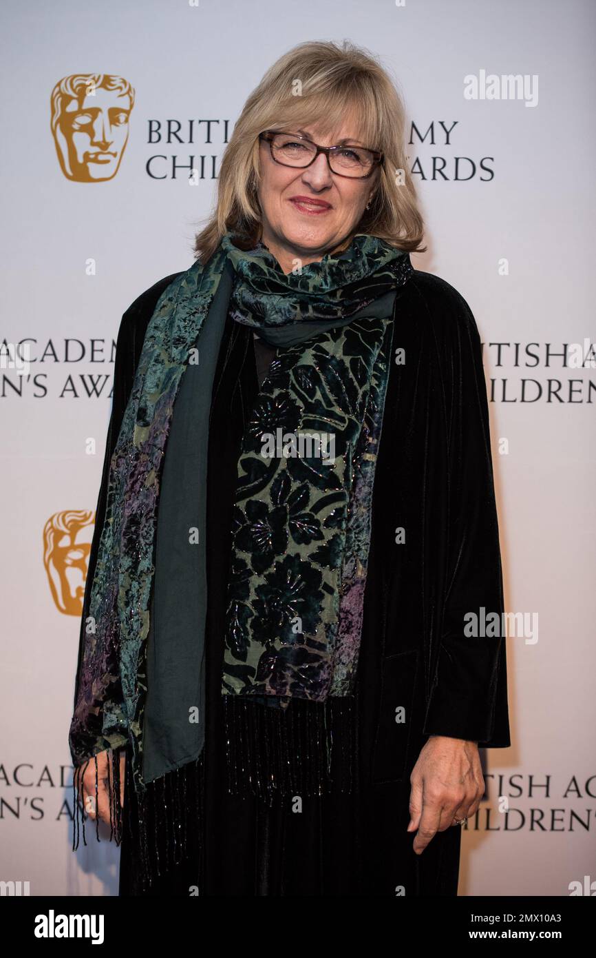 Janet Healy poses for photographers upon arrival at the BAFTA Children ...