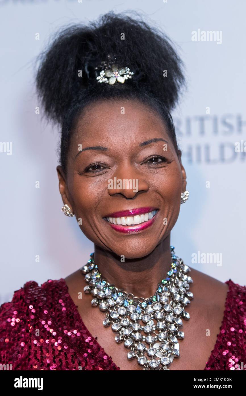 Floella Benjamin poses for photographers upon arrival at the BAFTA ...
