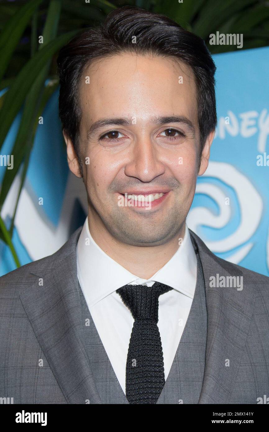 Lin-Manuel Miranda poses for photographers upon arrival at a UK Gala ...