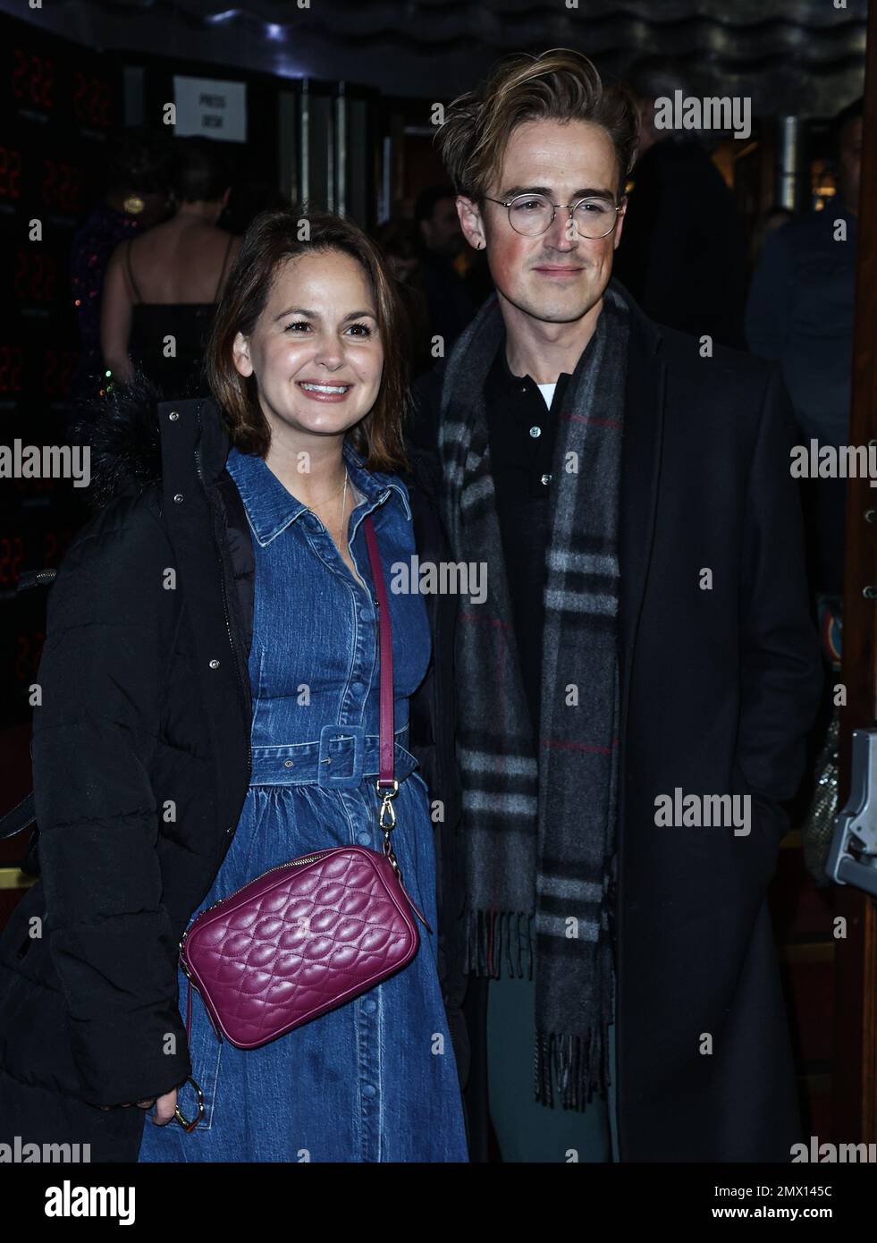 Giovanna Fletcher and Tom Fletcher attend a press night for 2:22 A ...