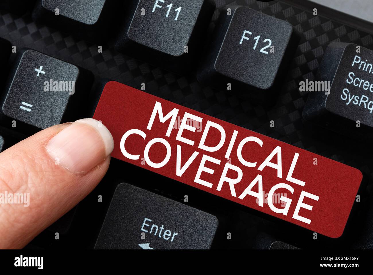 Text sign showing Medical Coverage. Concept meaning inclusion within ...
