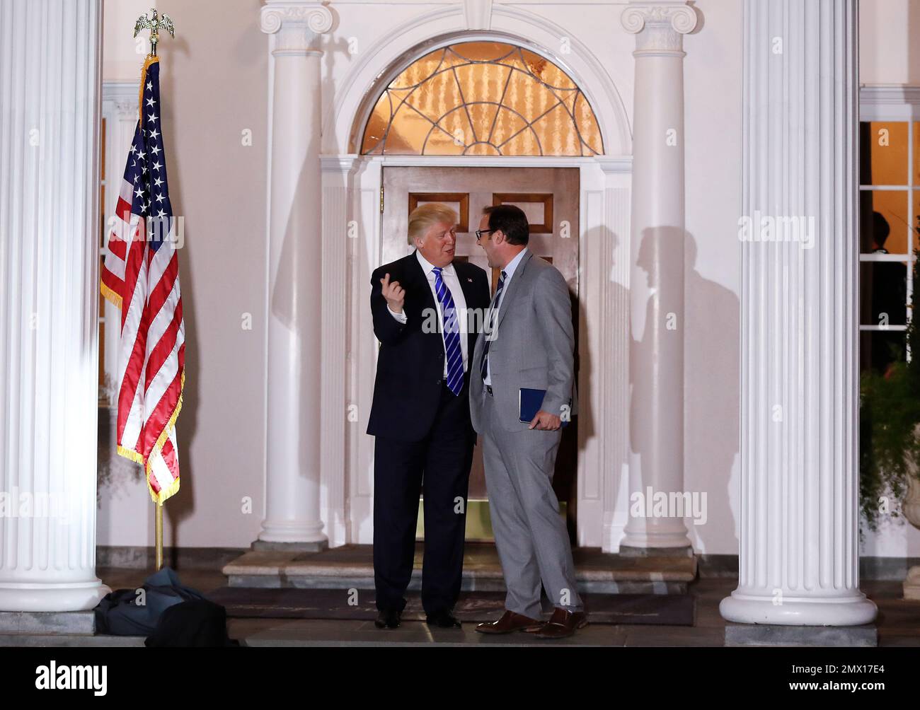 President-elect Donald Trump and Todd Ricketts, a co-owner of the ...