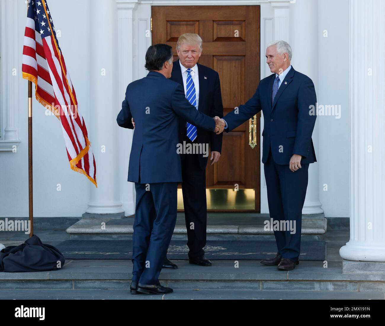 President-elect Donald Trump, center, and Vice President-elect Mike ...