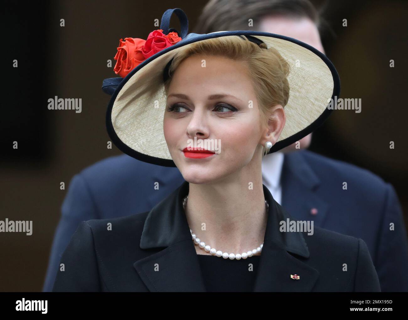 Prince Albert II of Monaco's wife Princess Charlene, attends the ...