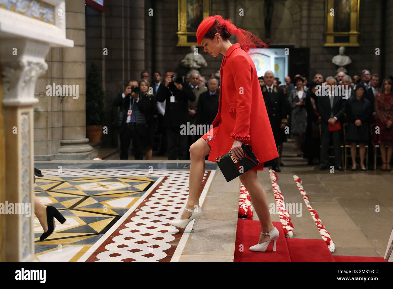 Monaco's Princess Charlotte Casiraghi arrives to attend a mass at the ...