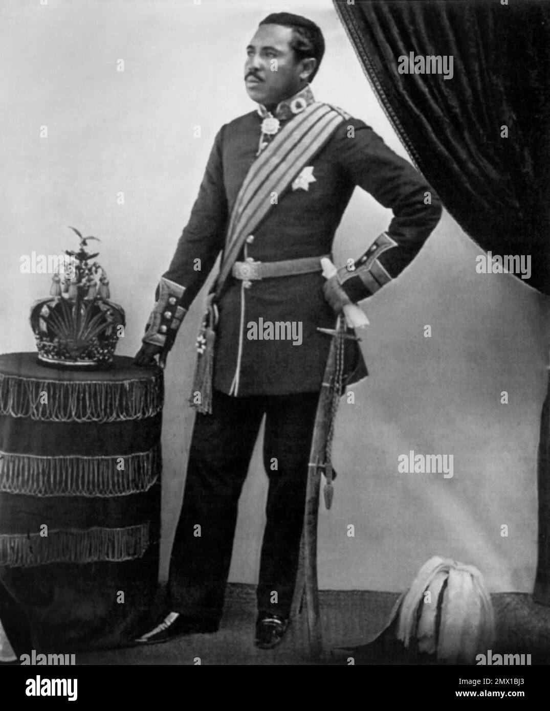 Ranavalona's son and heir, Prince Rakoto (later King Radama II Stock ...