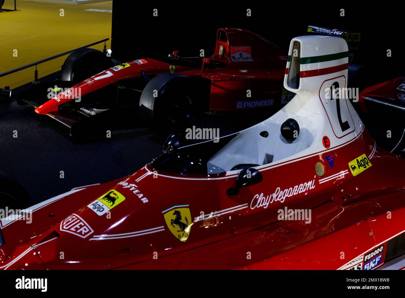 Ferrari 642, Alain Prost during the Retromobile 2023 at the Paris Expo ...