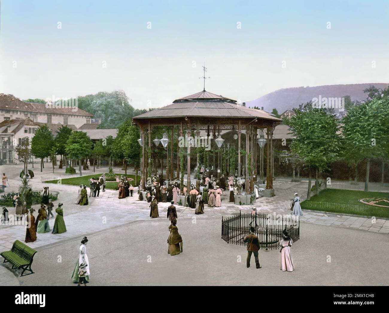 Taking the waters 19th century hi-res stock photography and images - Alamy