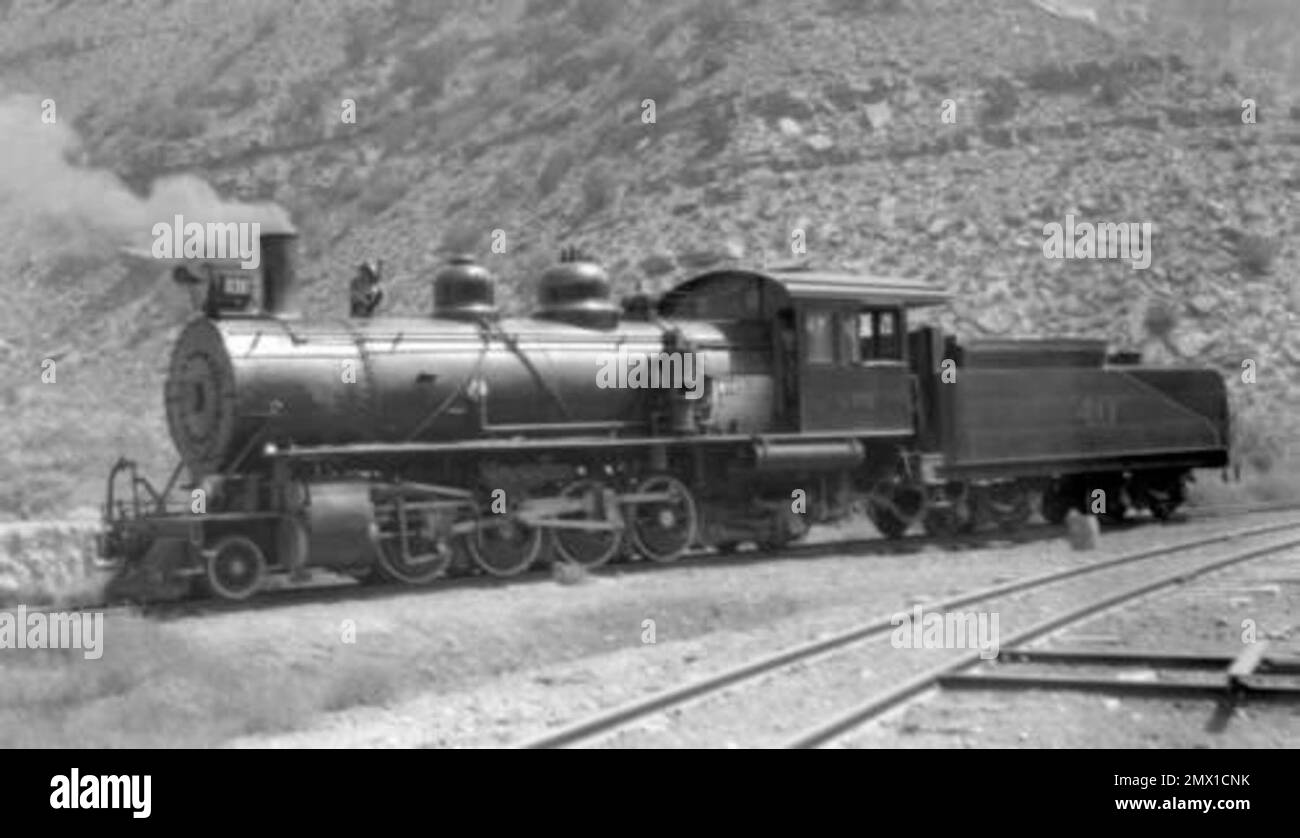 Uintah Railway narrow gauge locomotive engine No 40, 2-8-2 Stock Photo ...