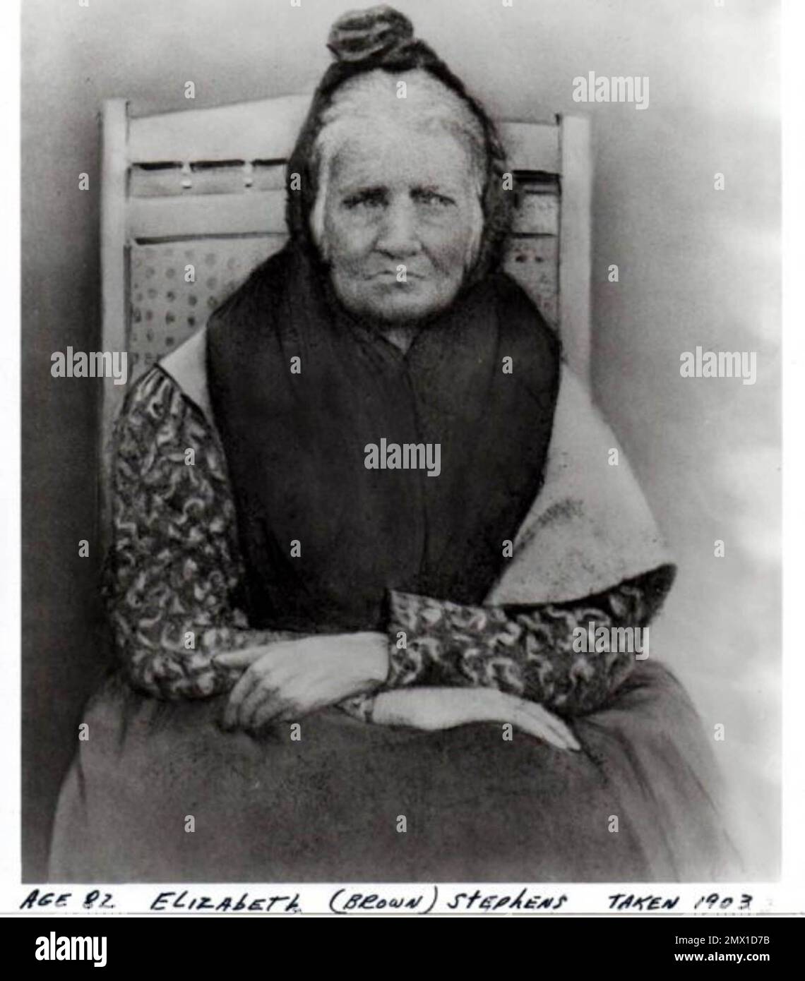 Elizabeth "Betsy" Brown Stephens Stock Photo - Alamy