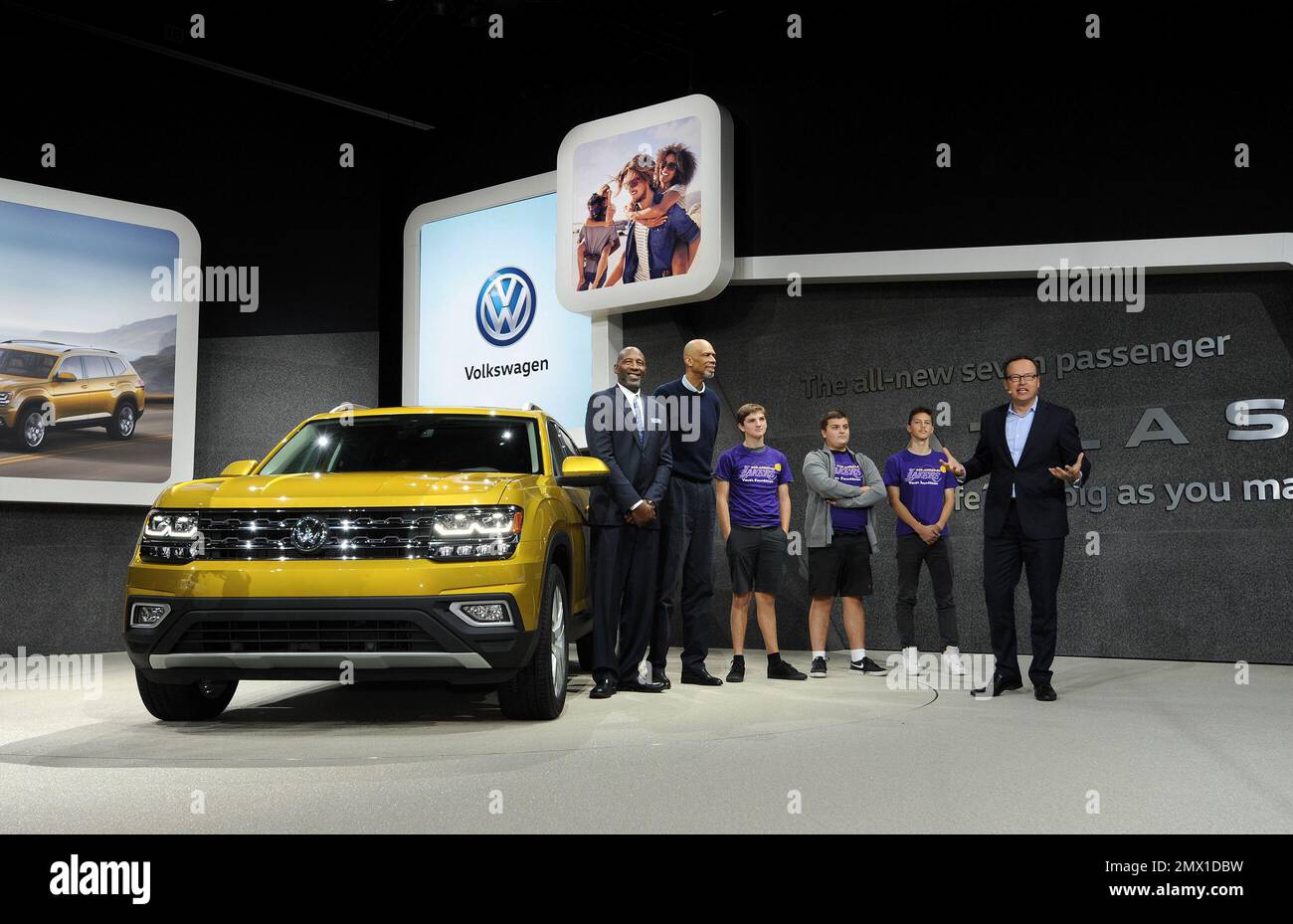 The new Volkswagen Atlas was shown at the 2016 LA Auto Show on Thursday ...