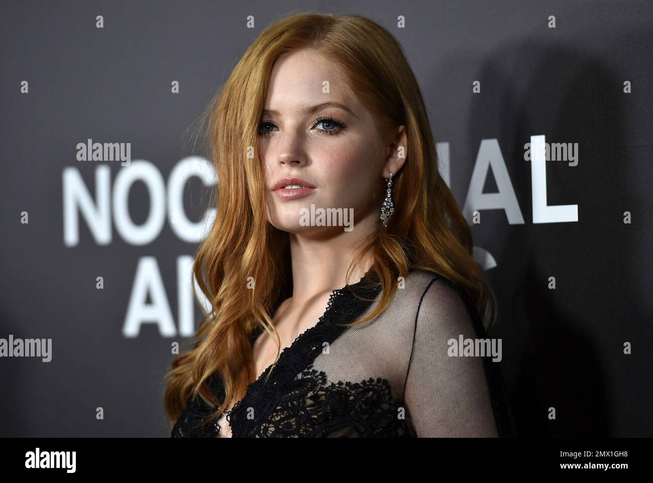Actress Ellie Bamber attends the premiere of "Nocturnal Animals" at the ...