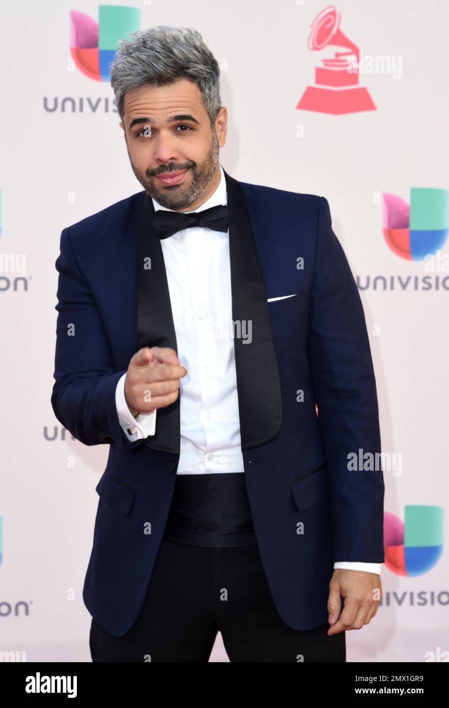 Daniel Santacruz arrives at the 17th annual Latin Grammy Awards at the ...