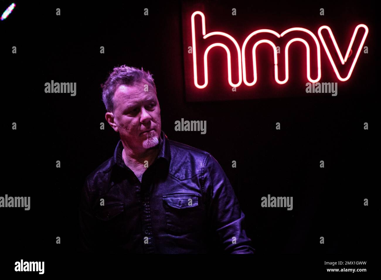Singer of heavy metal band Metallica James Hetfield poses for ...