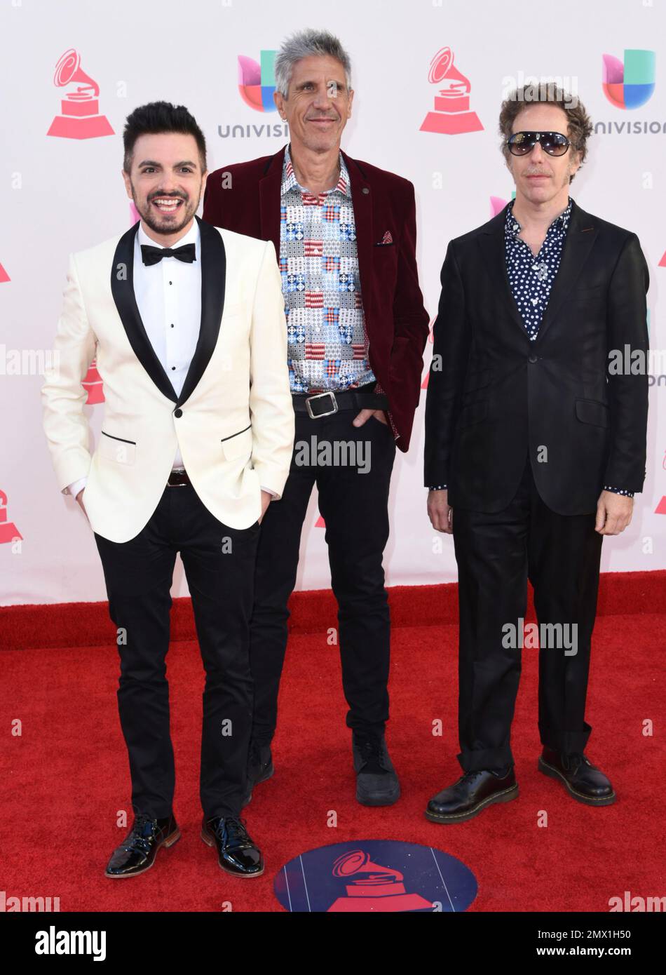 Musical group Meteoros, from left, Ale Sergi, Cachorro Lopez, and Didi ...