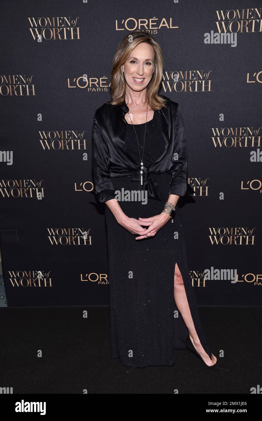 Bloomberg anchor Carol Massar attends the 2016 L'Oreal Women of Worth ...