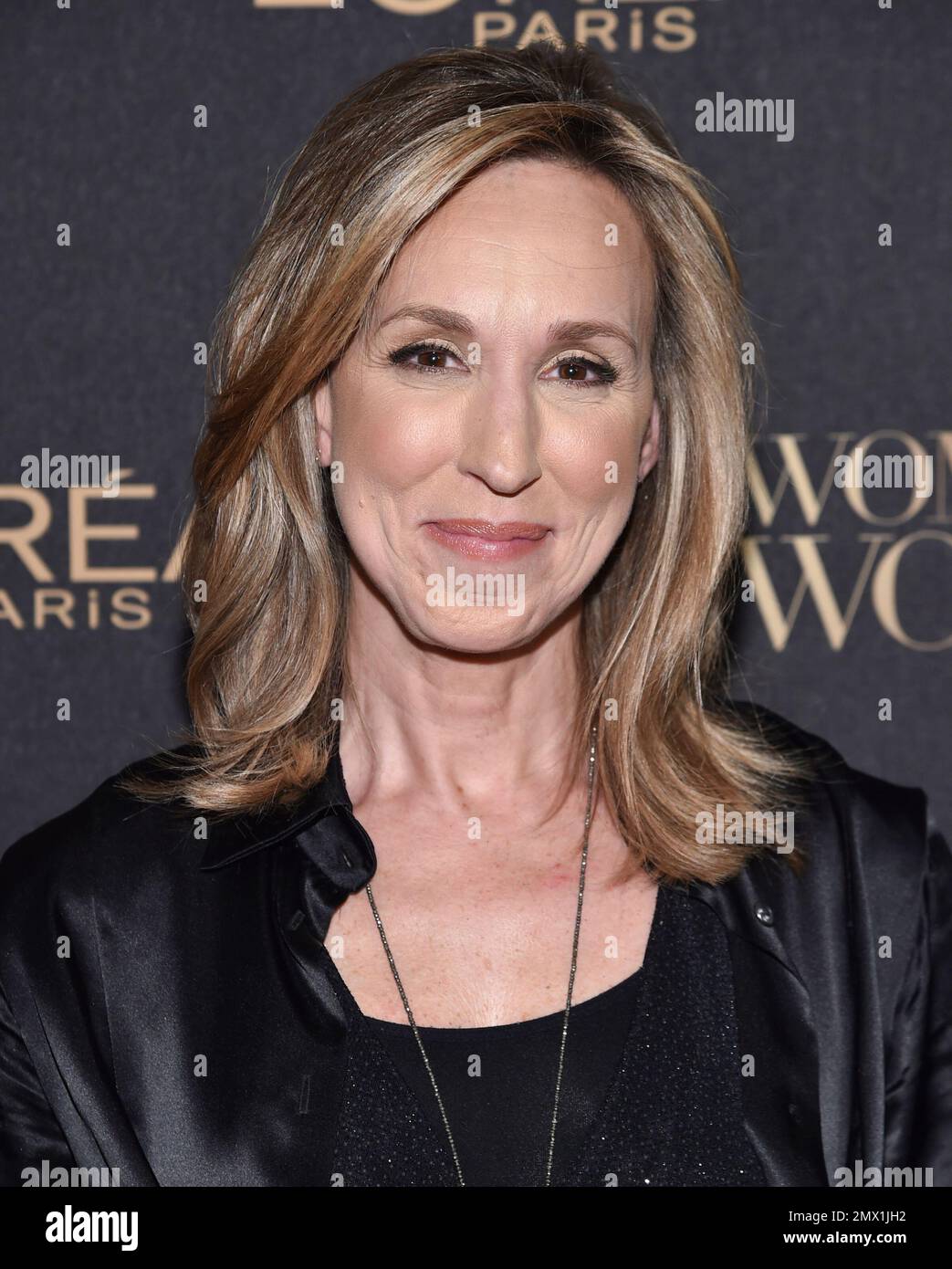 Bloomberg anchor Carol Massar attends the 2016 L'Oreal Women of Worth ...