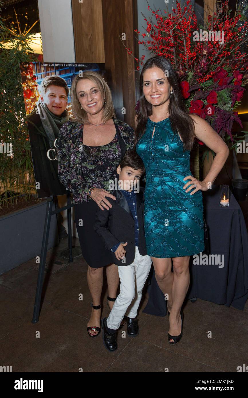 Danica McKellar, right and son Draco Verta, center and mother Mahaila ...