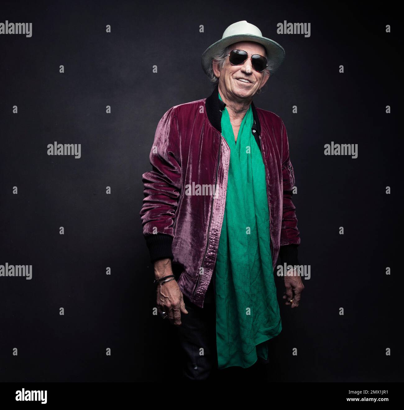 Keith Richards of the Rolling Stones poses for a portrait on Monday ...